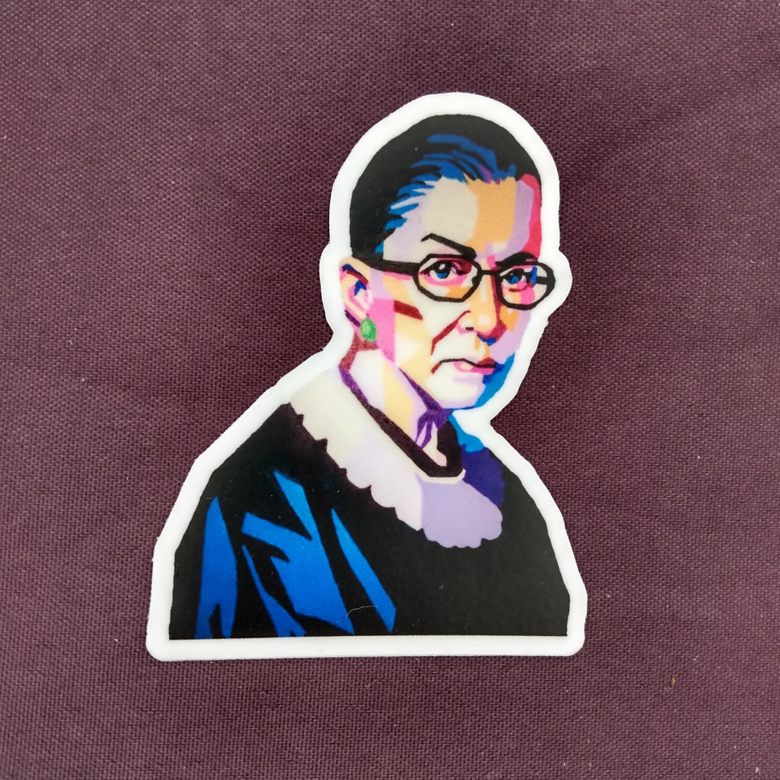 "RBG" vinyl sticker | Posthumus Art
